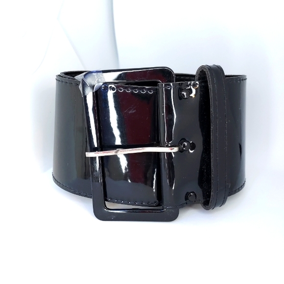 Accessories by Pearl | Accessories | 3 Black Vinyl Belt | Poshmark